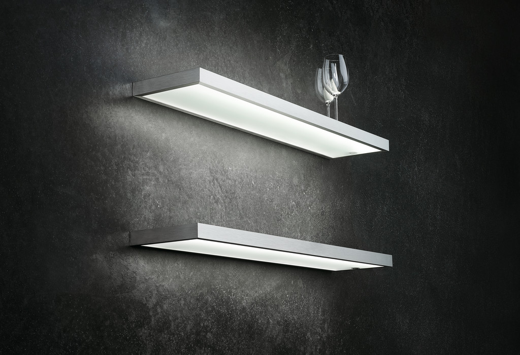 Naber 7062065, Lista 30 LED mit Schalter, L 450 mm, 3,8 W edelstahlfarbig